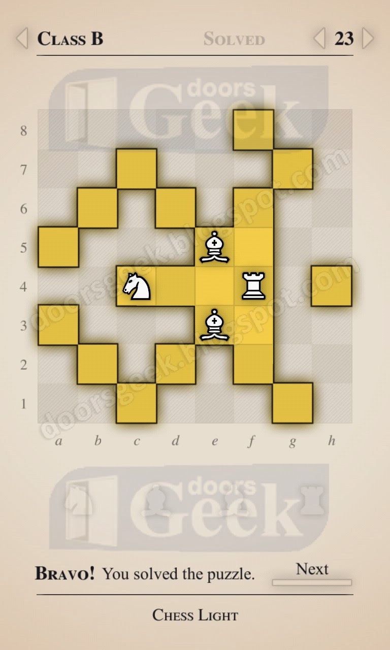 Chess Light [Class B] Level 23 ~ Doors Geek